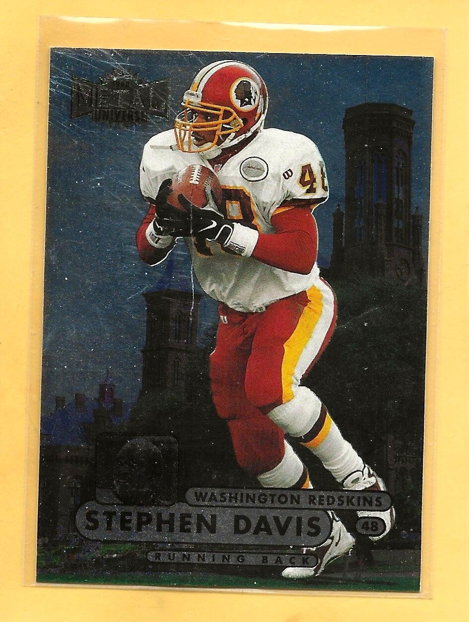 STEPHEN DAVIS - 1998 Metal Universe - #140 - Redskins - Comb. Shipping ...