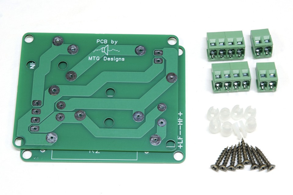 Pair of Crossover PCBs for the Passive Aggressive Mini Speaker Kit ...