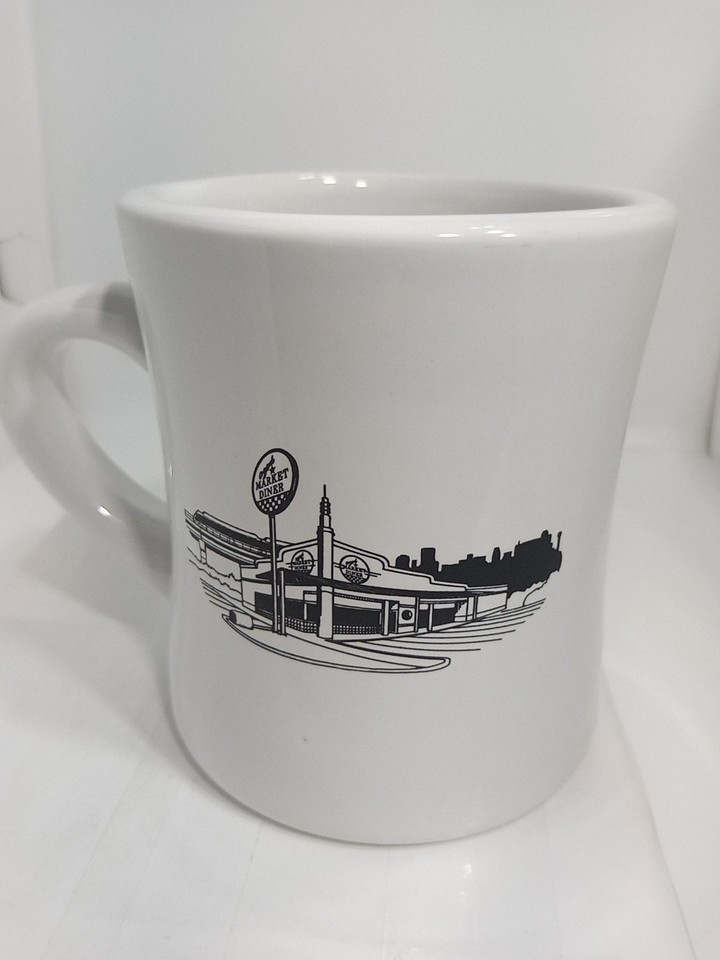 THE ORIGINAL MARKET DINER MUG. DINER COFFEE MUG. DALLAS TEXAS MUG. B371 ...