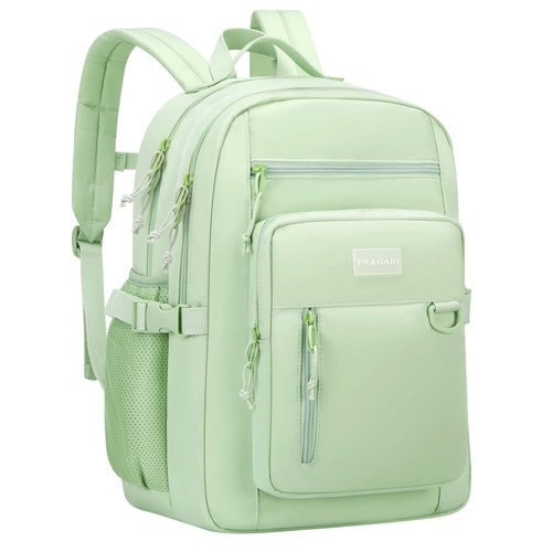Kids Green School Backpack for Girls Cute Aesthetic Student Bookbag for ...