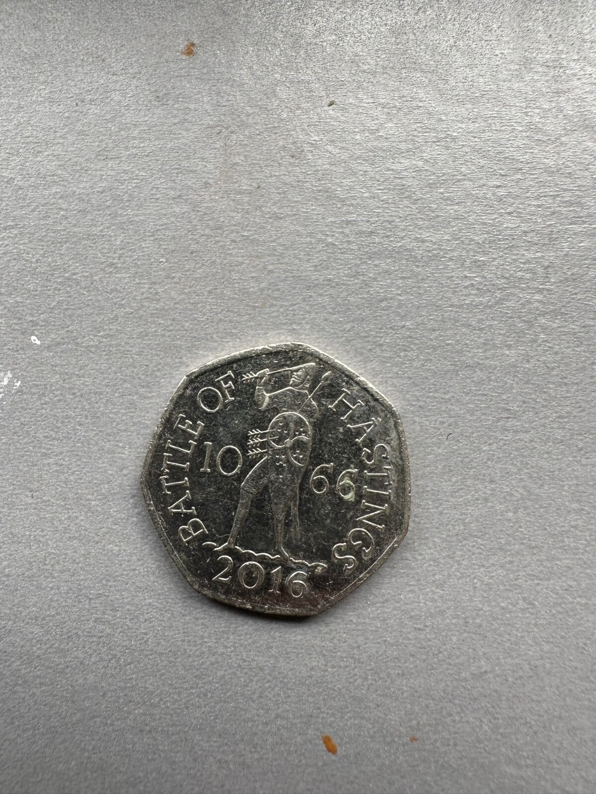 50p Coin Battle Of Hastings 1066 950th Anniversary Rare 50 Pence Piece ...