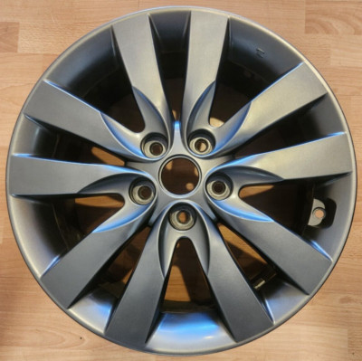 17" KIA FORTE FACTORY OEM CHARCOAL GRAY ALLOY WHEEL RIM 17x7 2010-2013 ...