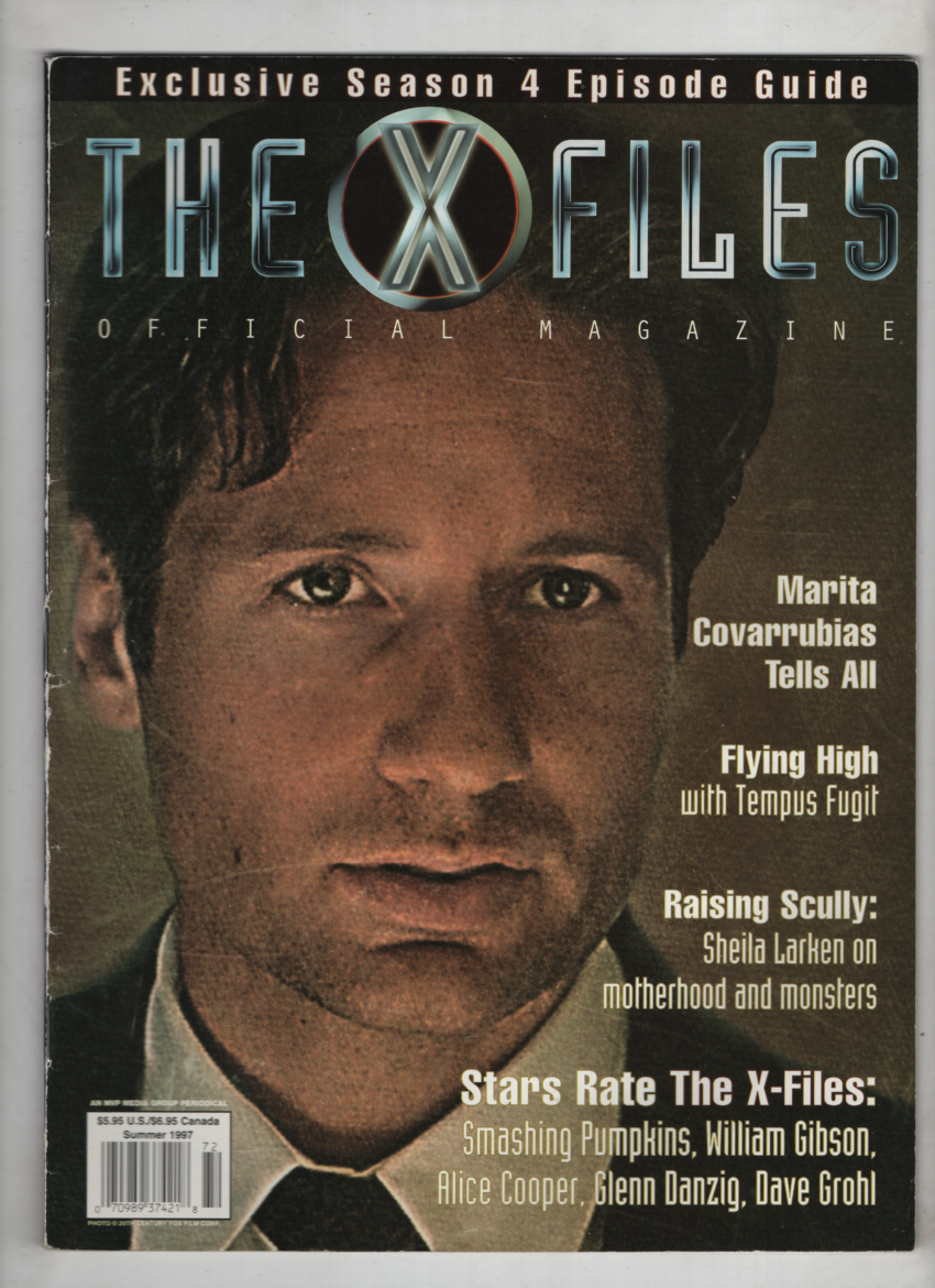 The X-Files Magazine David Duchovny Alice Cooper Dave Grohl 1997 ...