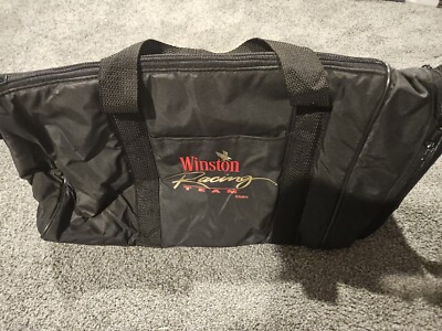 Vintage Winston Racing Team Nascar Black Tote Duffle Bag | eBay