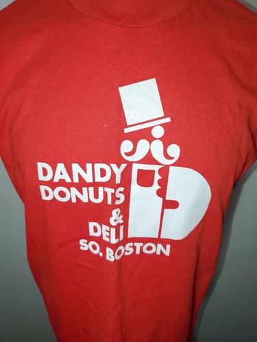 Vintage South Boston (Southie) Large Dandy Donuts & Deli Single Stitch ...