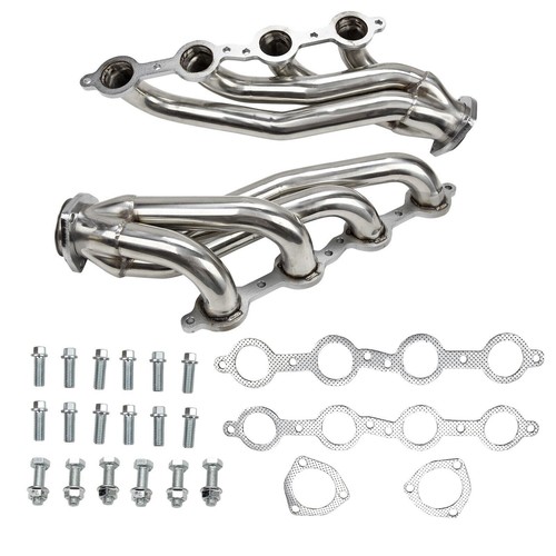 Stainless Steel Shorty Headers For Chevy LS LS2 LS3 LS6 LS7 Chevelle ...