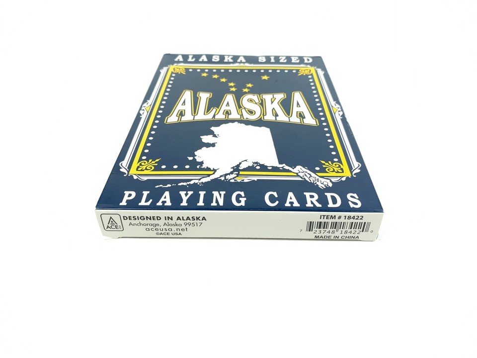 Alaska Sized Playing Cards Deck Jumbo Giant Big Large ACE Low Vision ...