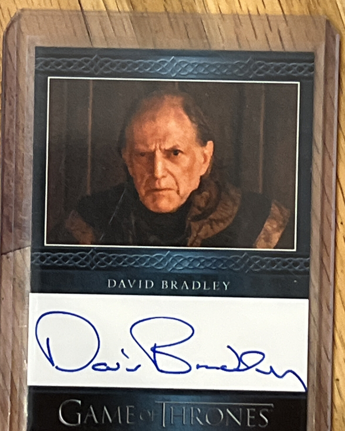 2014 Game of Thrones Season 3 Blue Border David Bradley Walder Frey as ...