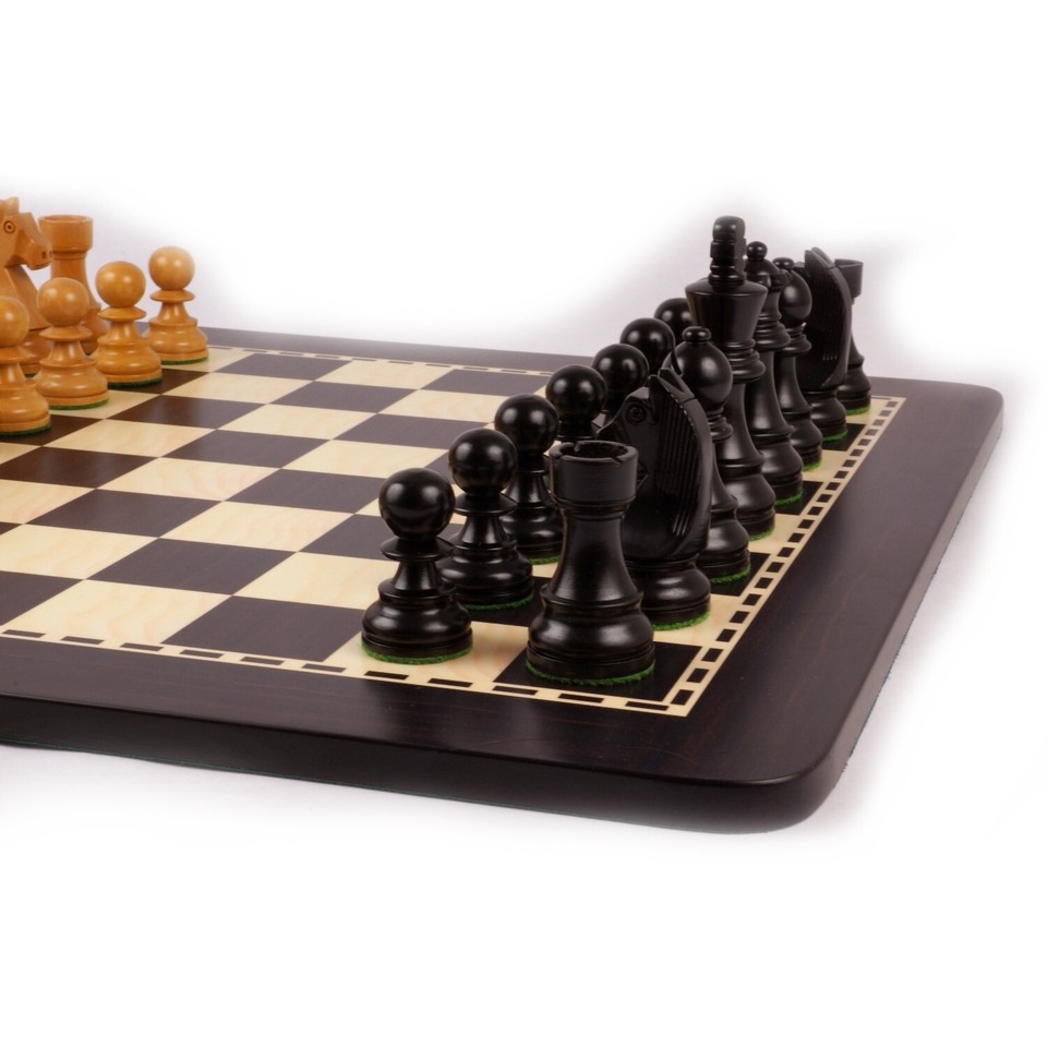 NEW: 16" Premier Weighted Traditional Chess Set - Walnut | eBay
