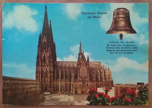 KÖLN KOLN AM RHEIN - DOM - CATHÉDRAL - CATHEDRALE 1977 DEUTSCHE GLOCKE ...