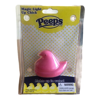 Peeps Magic Light Up Chick Bath Toy 2007 Just Born Easter Rare | eBay