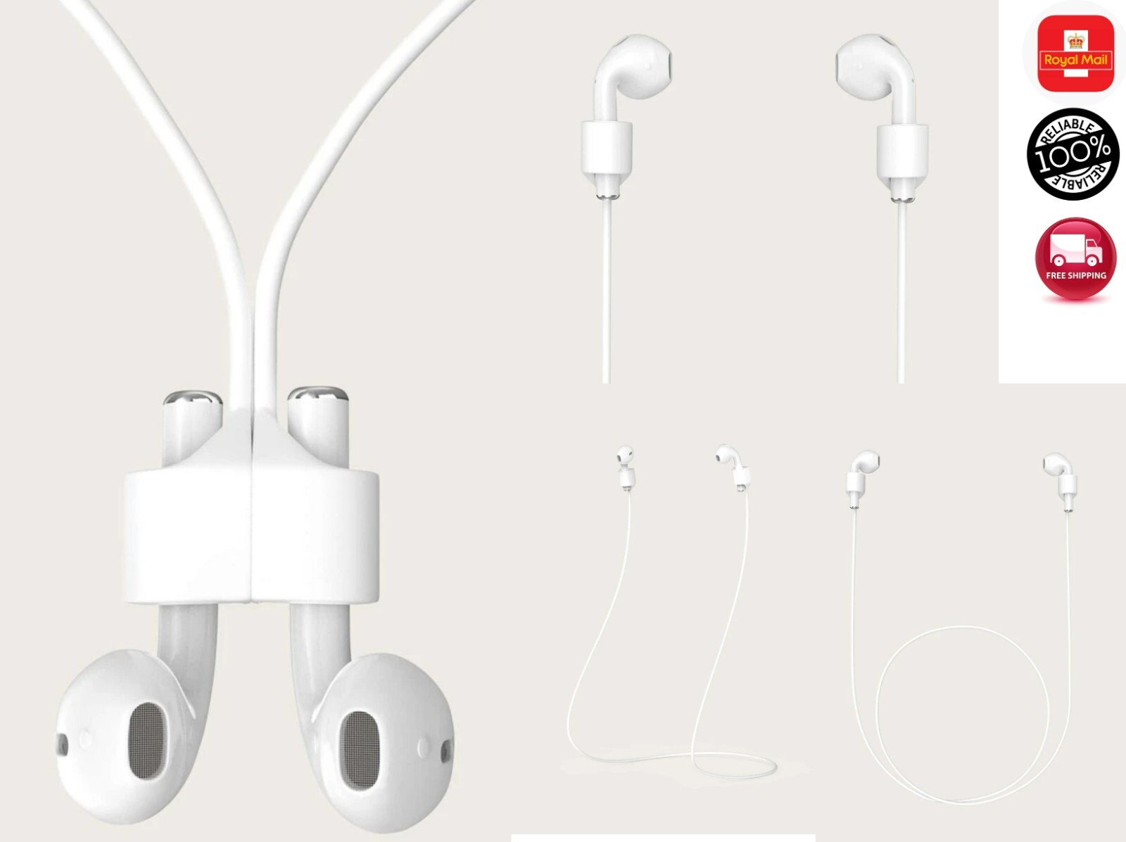 New Anti-lost Soft Silicone Neck Quality Strap Rope For Airpods Airpod ...