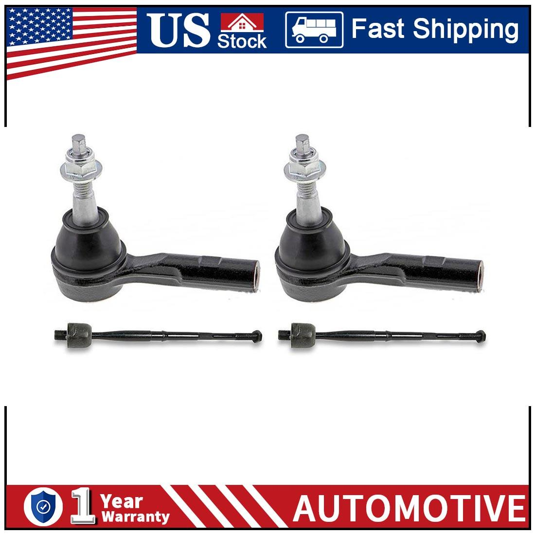 Tie Rod End Front Inner & Outer 4 For 2012-2015 Chevrolet Captiva Sport ...