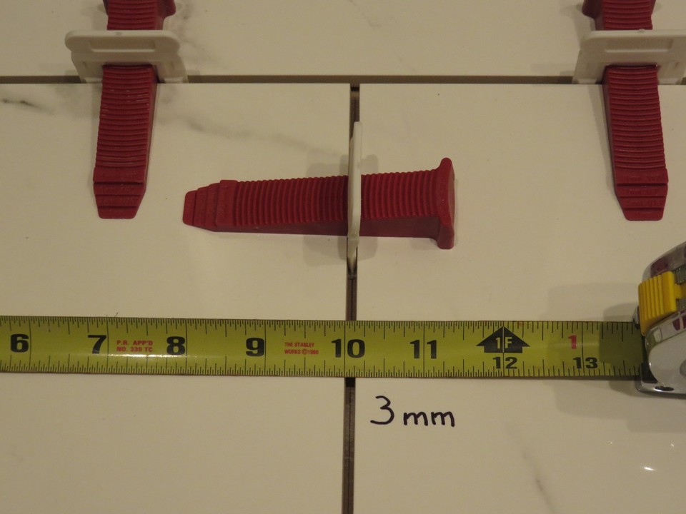 1/8" 100 T-Lock Clips - Perfect Level Master - Tile Leveling System ...