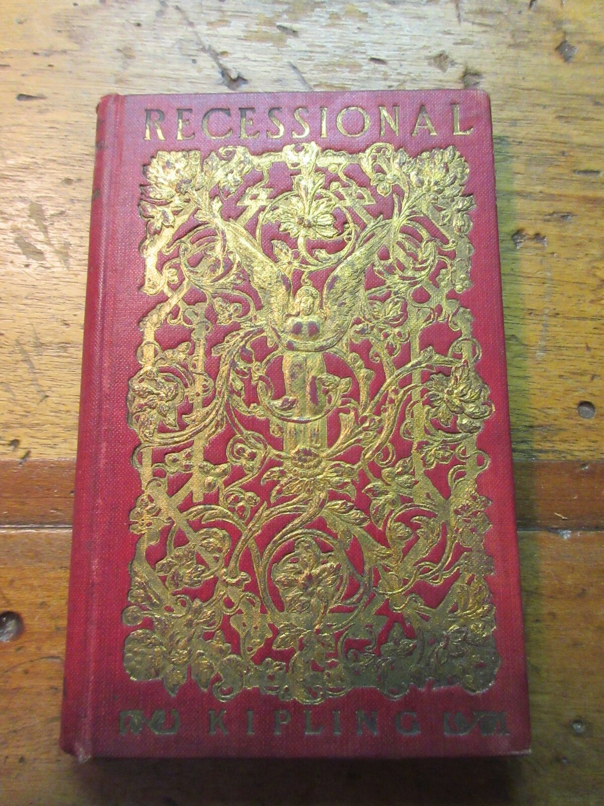Rudyard Kipling Recessional 1898 Illustrated Harper Tobin Stokes NY Red ...