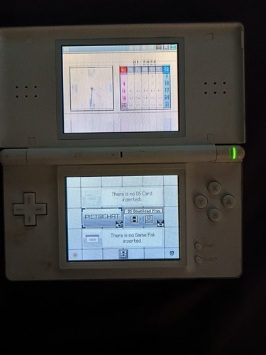 Nintendo DS Lite (Works with Issue On Top Screen- Read Description!) | eBay