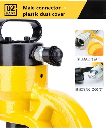 Separate Hydraulic Punch Angle Steel Copper Bar Flat Iron Hydraulic ...