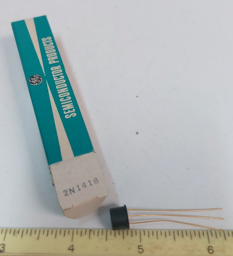 1 - General Electric Transistor 2N1418 NPN Si Audio Amp Sw Xref NTE123AP | eBay
