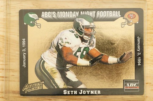 Vintage ABC'S Monday Night FOOTBALL Trading Card SETH JOYNER 1993 #76 ...