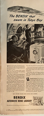 1940's Vintage ad for BENDIX Automatic Home Laundry Art Photo(102616 ...