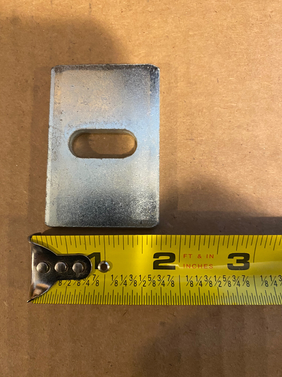 Rectangle washers 2 1/2 in. X 1 5/8 in. X 3/16 thick w/ 3/8 in. slotted ...