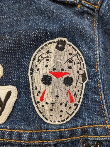 Jason Vorhees Friday The 13th Horror Goth Embroidered Patch Iron On 2 ...