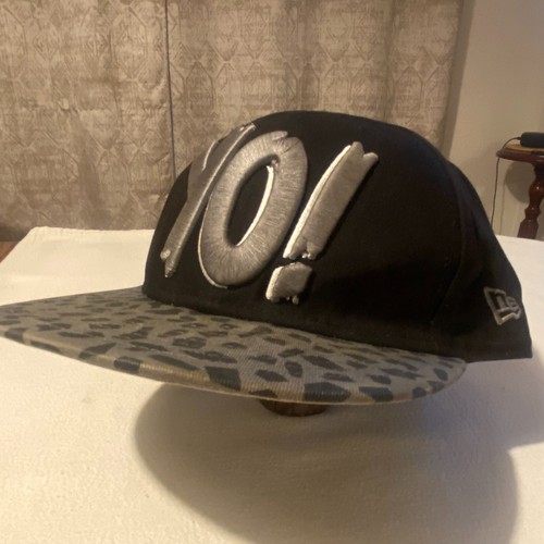 YO! MTV Raps Cap Black Silver & Gray New Era 9Fifty Snapback Size M/L ...
