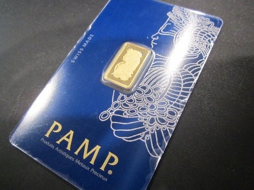 Quality PAMP Mint 2.5g Gold Bullion Minted Fortuna Assay Bar 999.9% 24k ...