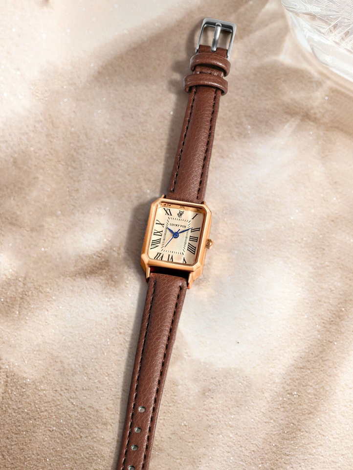 Rectangle Pointer Quartz Watch Precise Analog Best of Gift USA | eBay