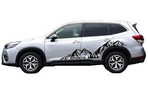 Graphic Mountain Side Door Sticker Kit For Subaru Forester XV Sport ...