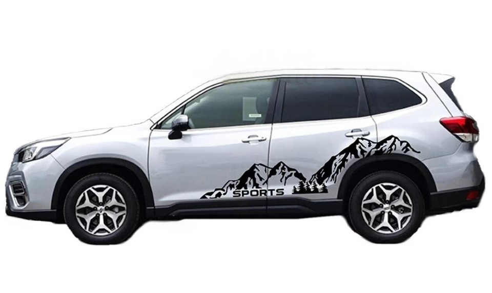 Graphic Mountain Side Door Sticker Kit For Subaru Forester XV Sport ...