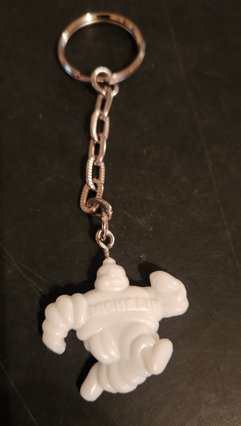 Vintage MICHELIN MAN Figure Keychain Advertising Auto Racing Tires | eBay