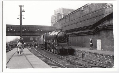 British Railways 4-6-0 Loco No 45530 'Sir Frank Ree' PC Size BW Photo ...
