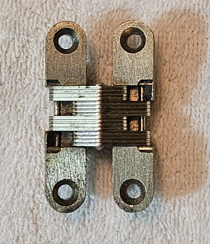 SOSS 204 Concealed Hinge Brass for 3/4" thick for wood or metal SPORE 1 ...