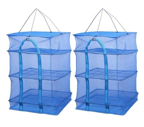 2PCS Multi-Purpose Collapsible Drying Net –4 Tier Hanging Mesh ...