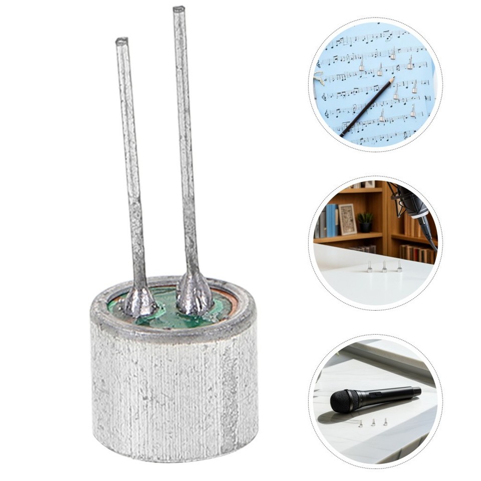 100 Pcs Omnidirectional Microphone Electret Condenser Pickup ...