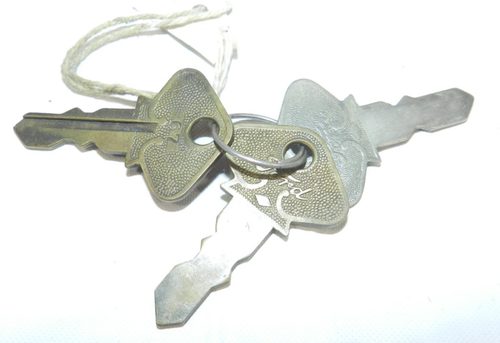 3 orig MODEL T FORD Ignition KEY lot Logo 51 67 antique auto car truck ...