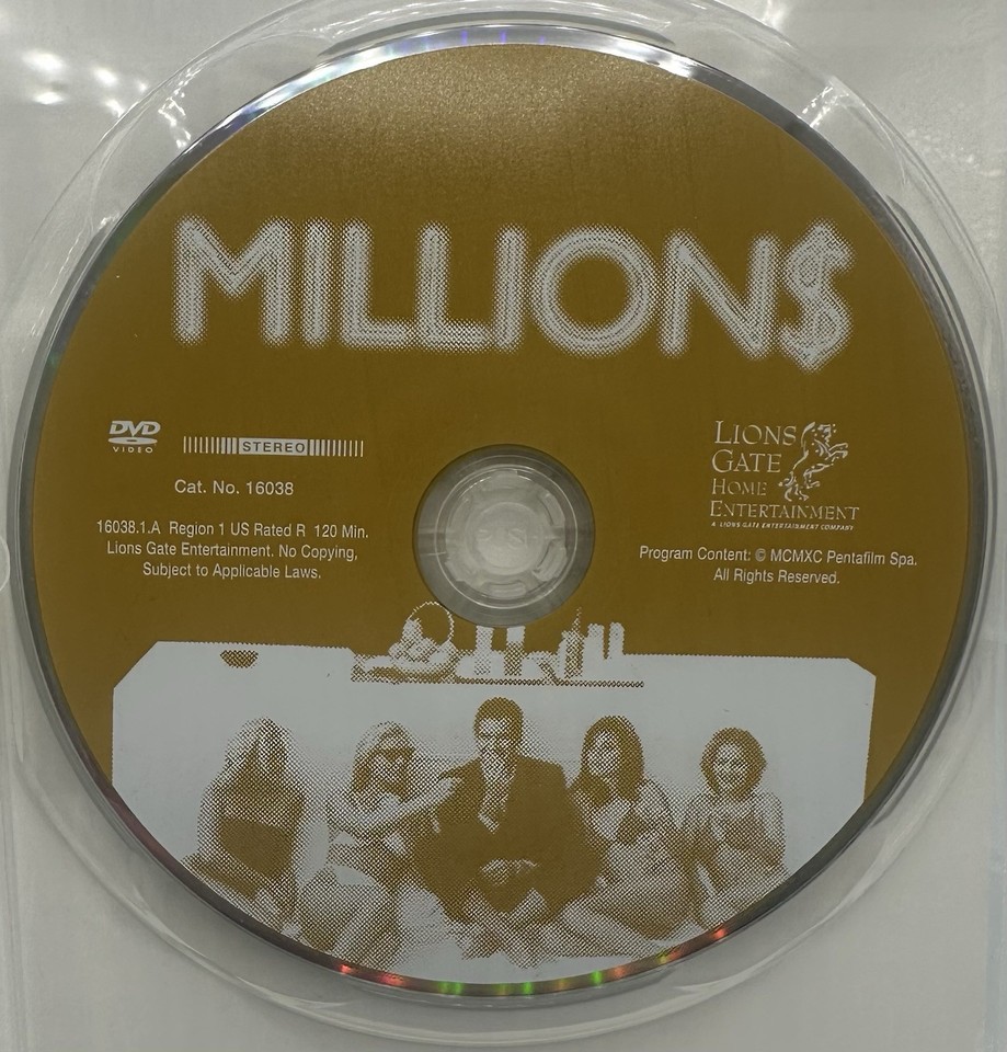 Millions DVD Billy Zane Lauren Hutton Carol Alt Alexander Paul ...