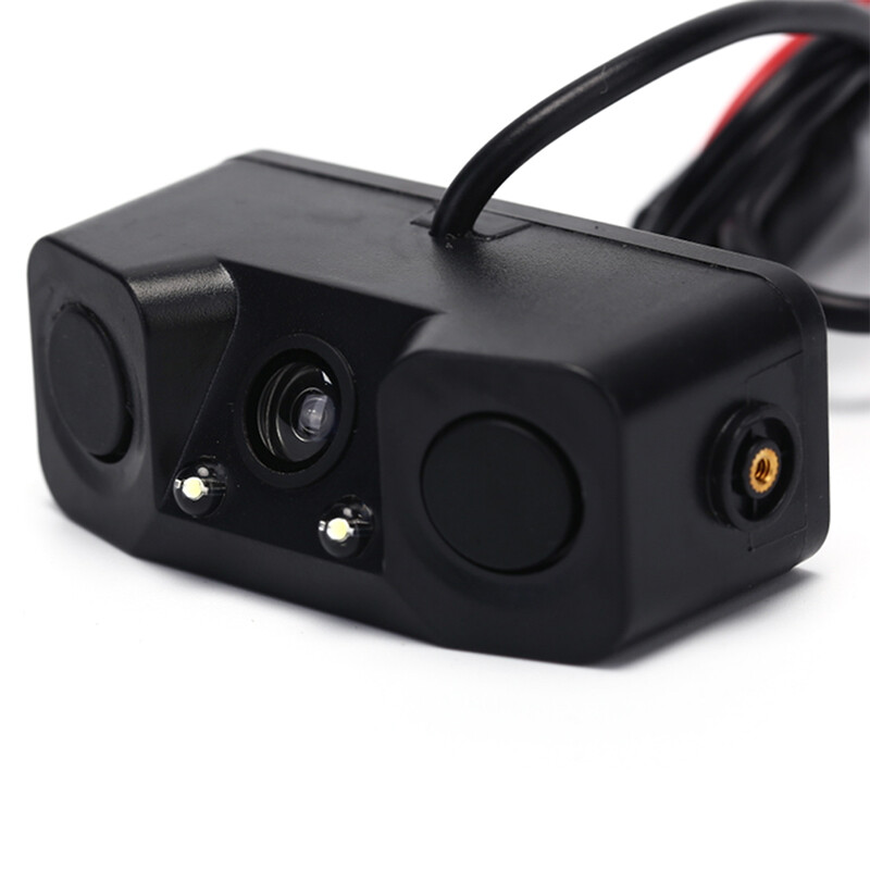 3 in1 Car Parking Reversing Radar Sensors Rear View Backup 170° Camer ...