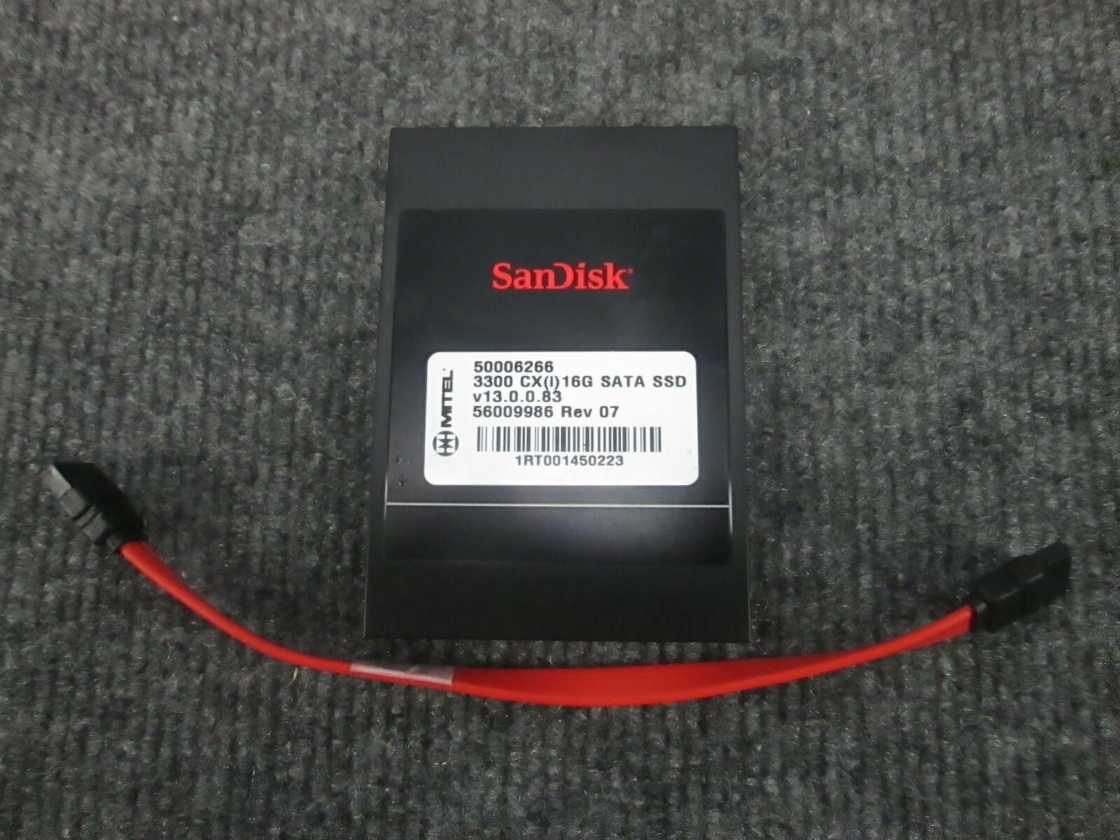 Mitel 50006266 16G SATA Hard Drive - From Mitel 3300 CX II controller ...