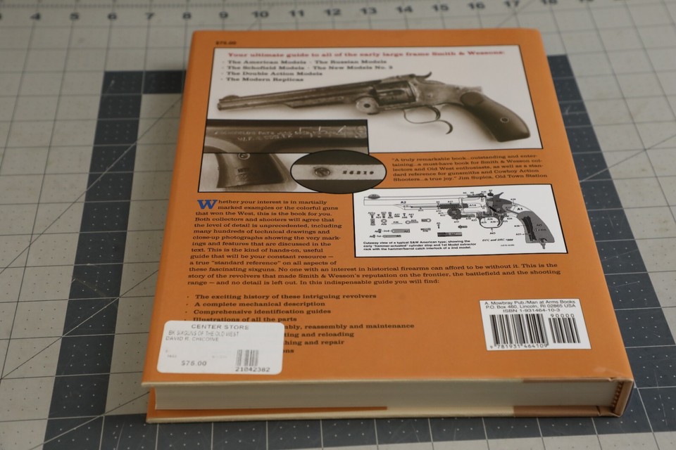 Firearms Reference Book Smith & Wesson Sixguns of the Old West by David ...