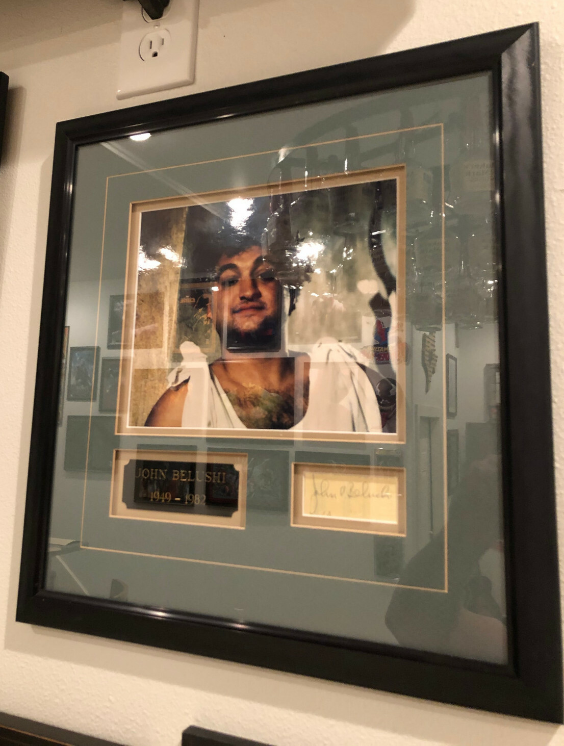 RARE JOHN BELUSHI SIGNED JSA LOA DISPLAY AUTO AUTOGRAPH BLUES BROTHERS ...