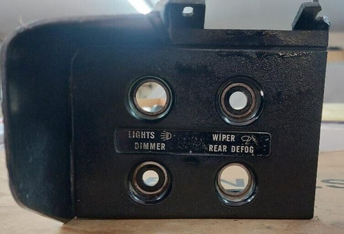 MOPAR 1970-74 ORIGINAL EBODY CUDA CHALLENGER DASH SWITCH PANEL NON ...