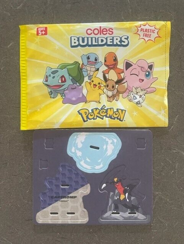 COLES Pokémon Builders 2024 Collectable Figure card Garchomp | eBay