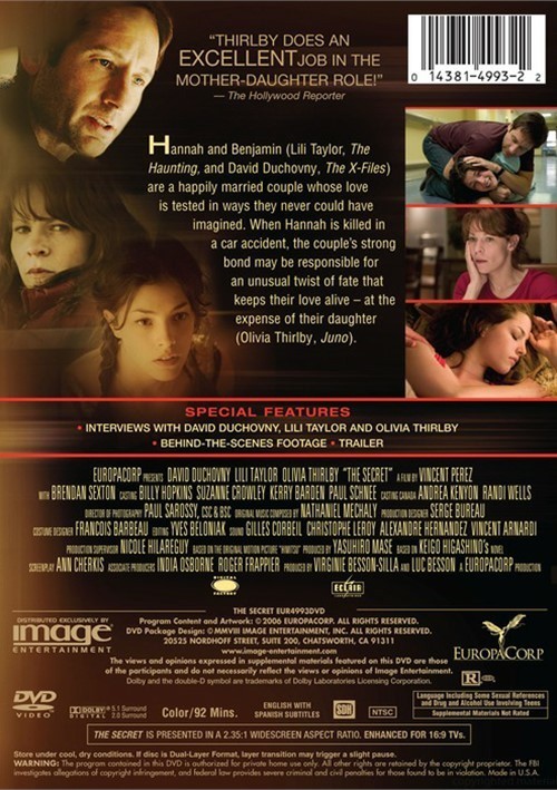 The Secret (DVD, 2008) Olivia Thirlby, Brendan Sexton III, Lili Taylor ...