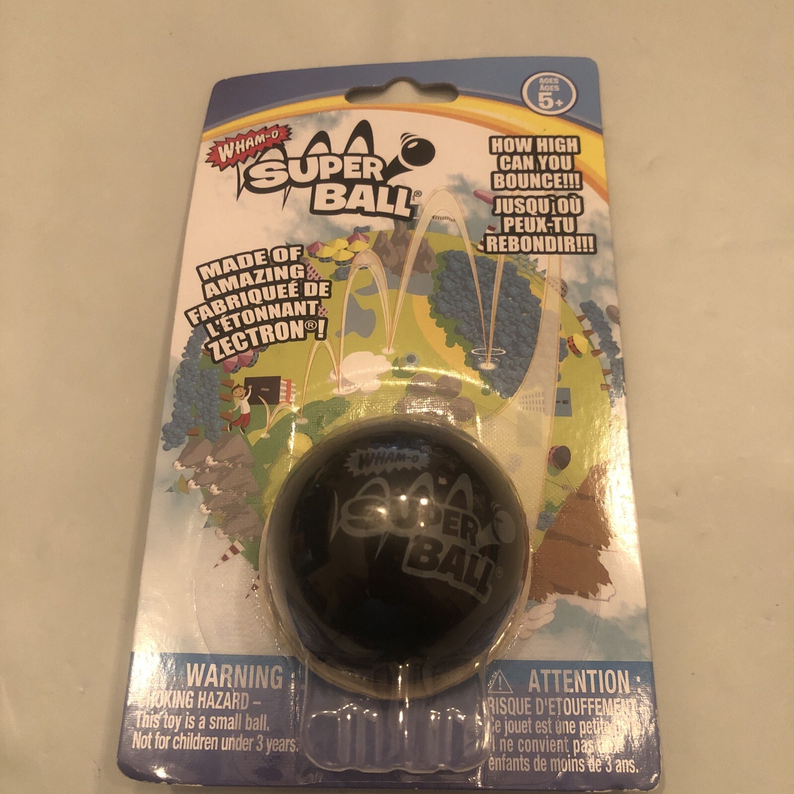 WHAM-O Original SuperBall Whamo SUPER BALL Zectron Rubber Large 1.5 ...