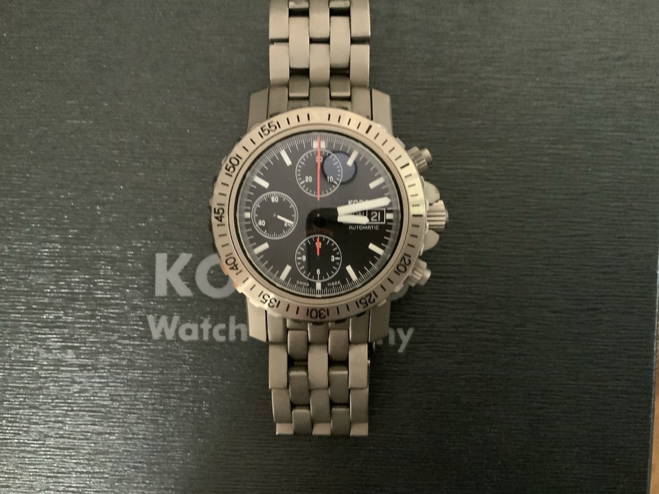 Kobold Phantom Titanium 7750 41mm Great Patina Automatic Chronograph 300m Rare | eBay