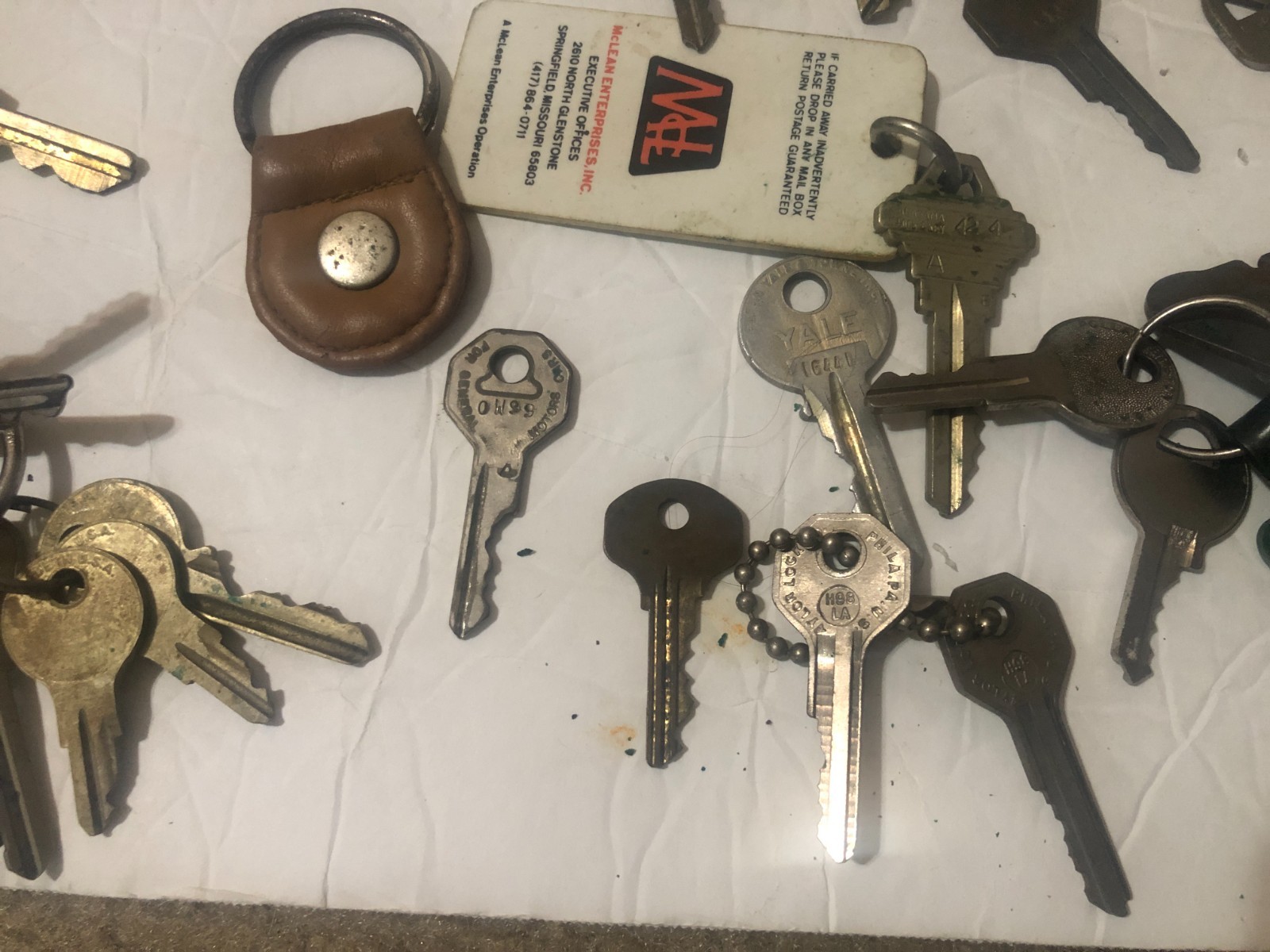 Vintage Huge Lot Mixed Types of Keys GM Briggs Key Fobs 1960s 1970s | eBay