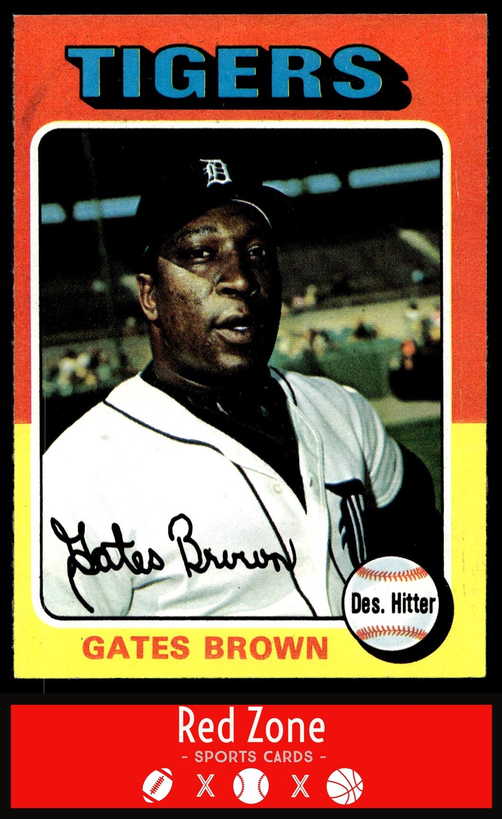 1975 Topps - #371 Gates Brown for sale online | eBay