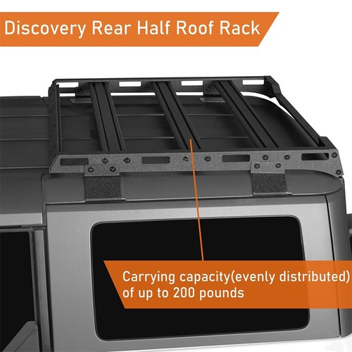 Roof Rack Rear Cargo Carrier Basket Fit Ford Bronco 2021-2025 4-Door ...